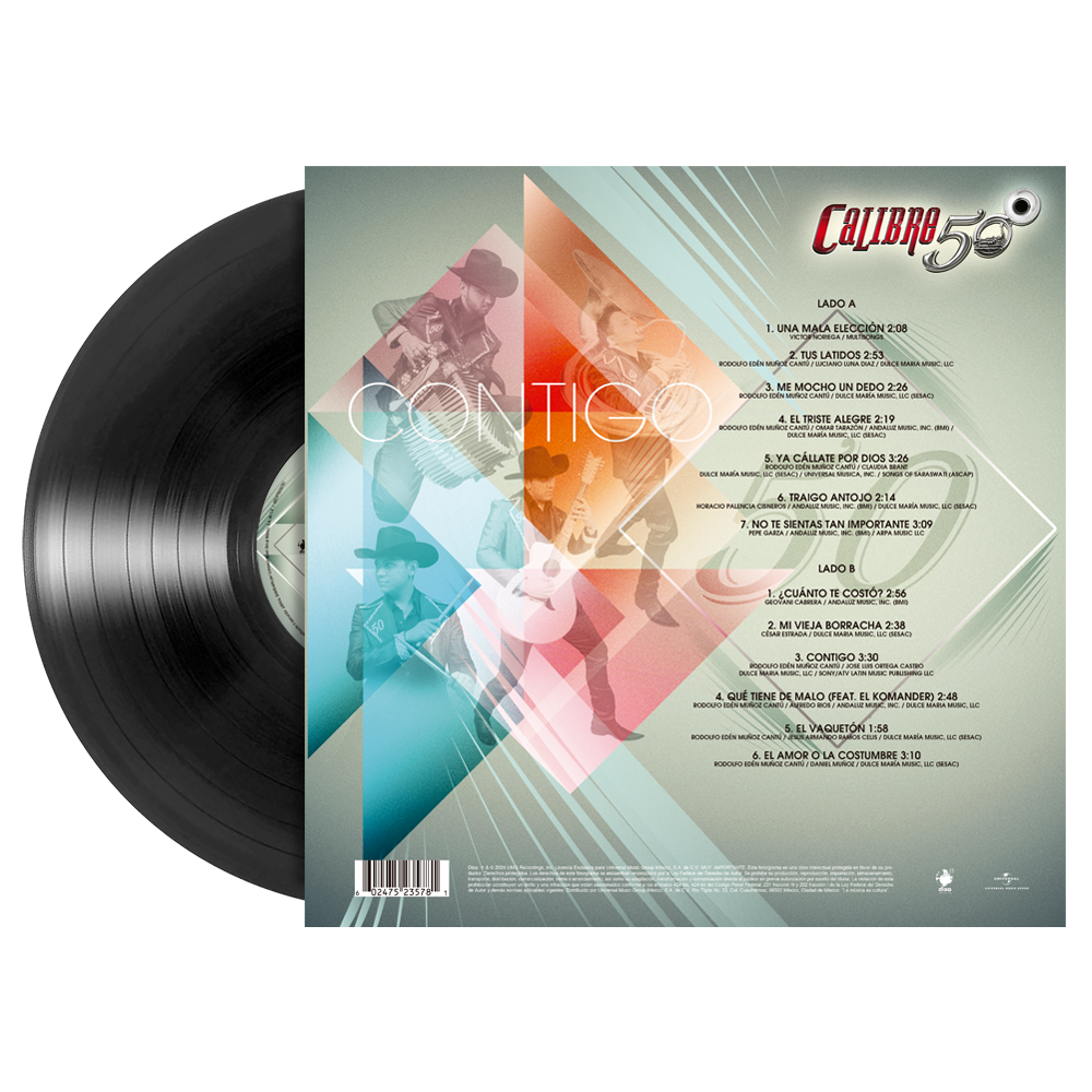 Calibre 50 : Contigo 1LP Vinyl - uDiscover Store MX