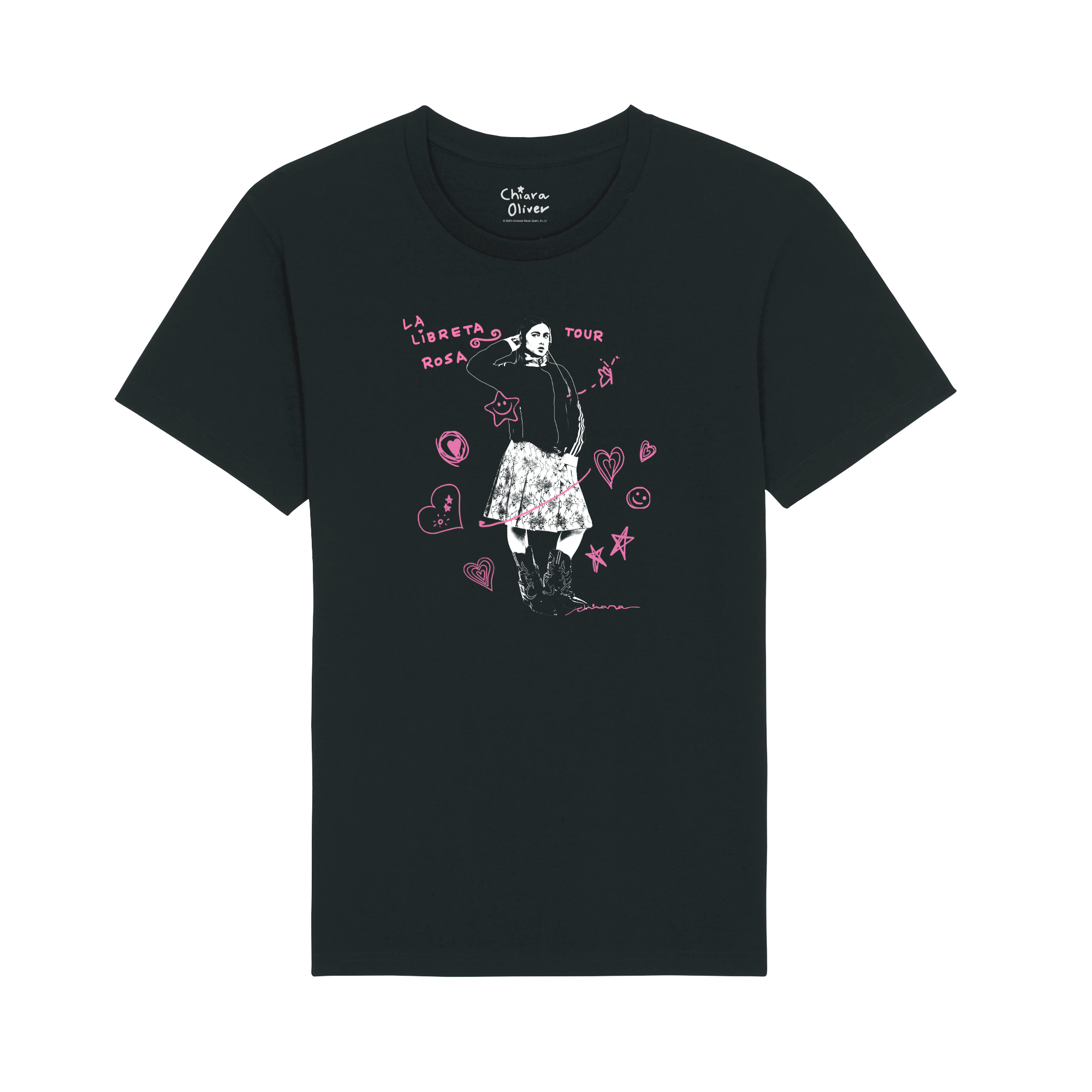 Playera Chiara "la libreta rosa tour" - uDiscover Store MX